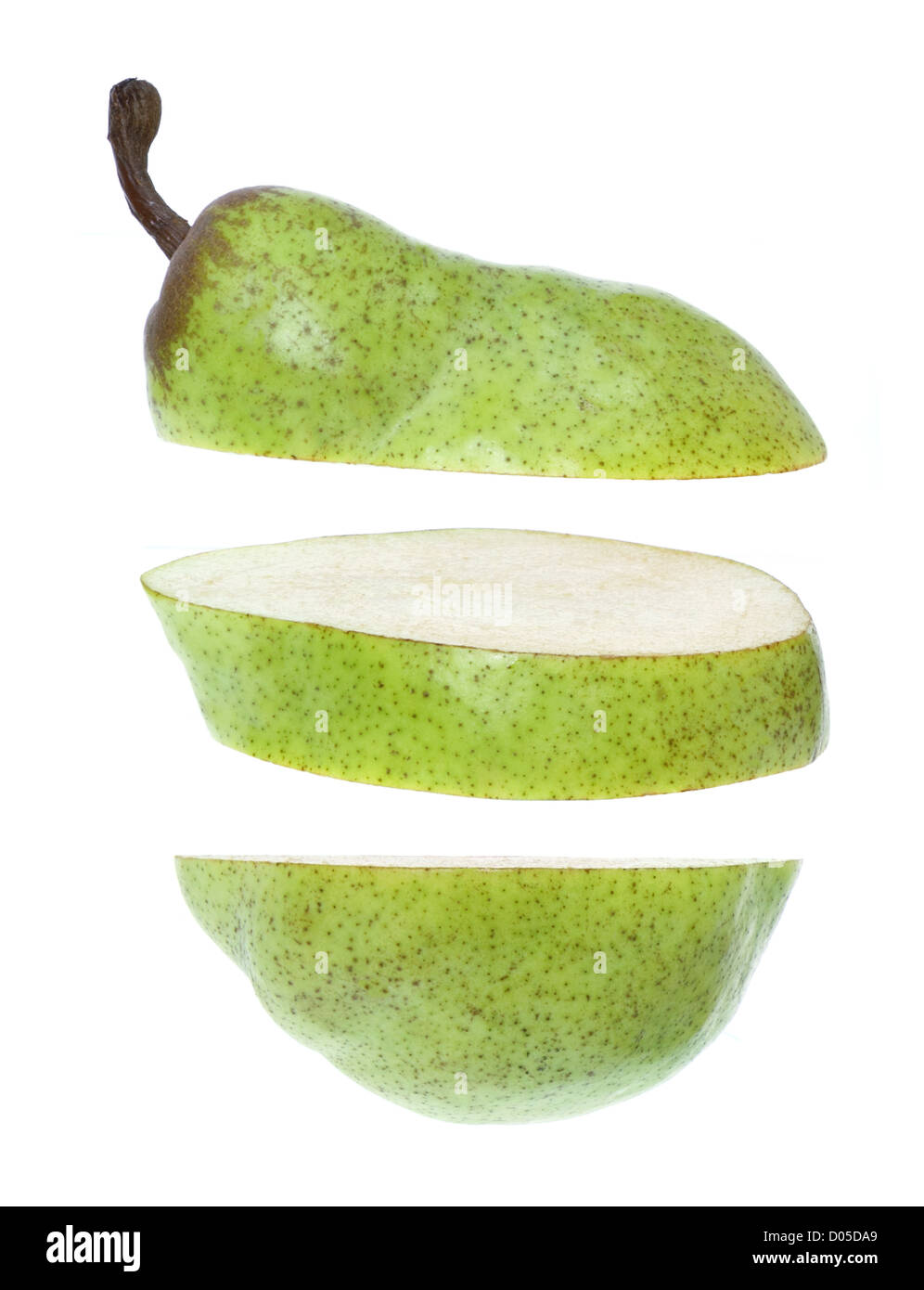 Pear sliced cut out hi-res stock photography and images - Alamy