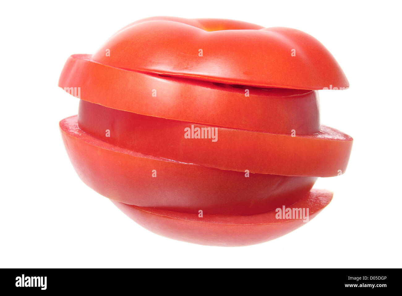 Stack of Sliced Tomato Stock Photo - Alamy