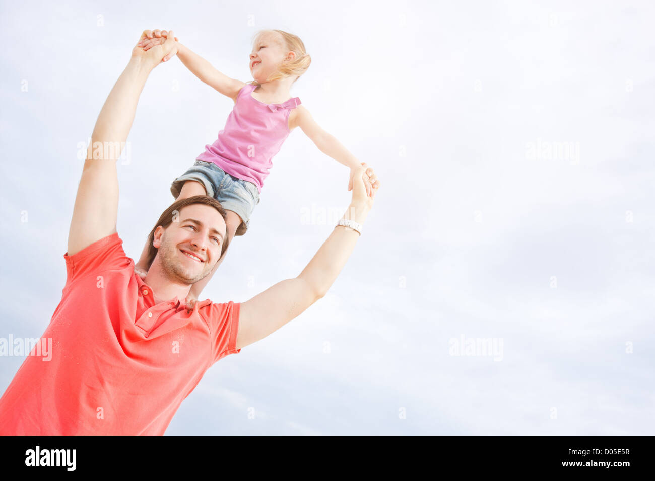 Happy father and daughter Stock Photo - Alamy