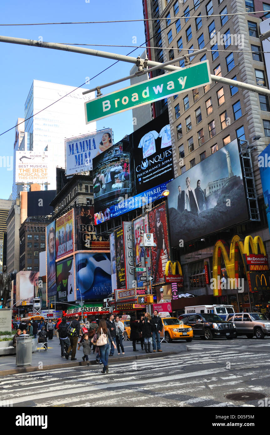 Broadway, New York City, USA Stock Photo - Alamy