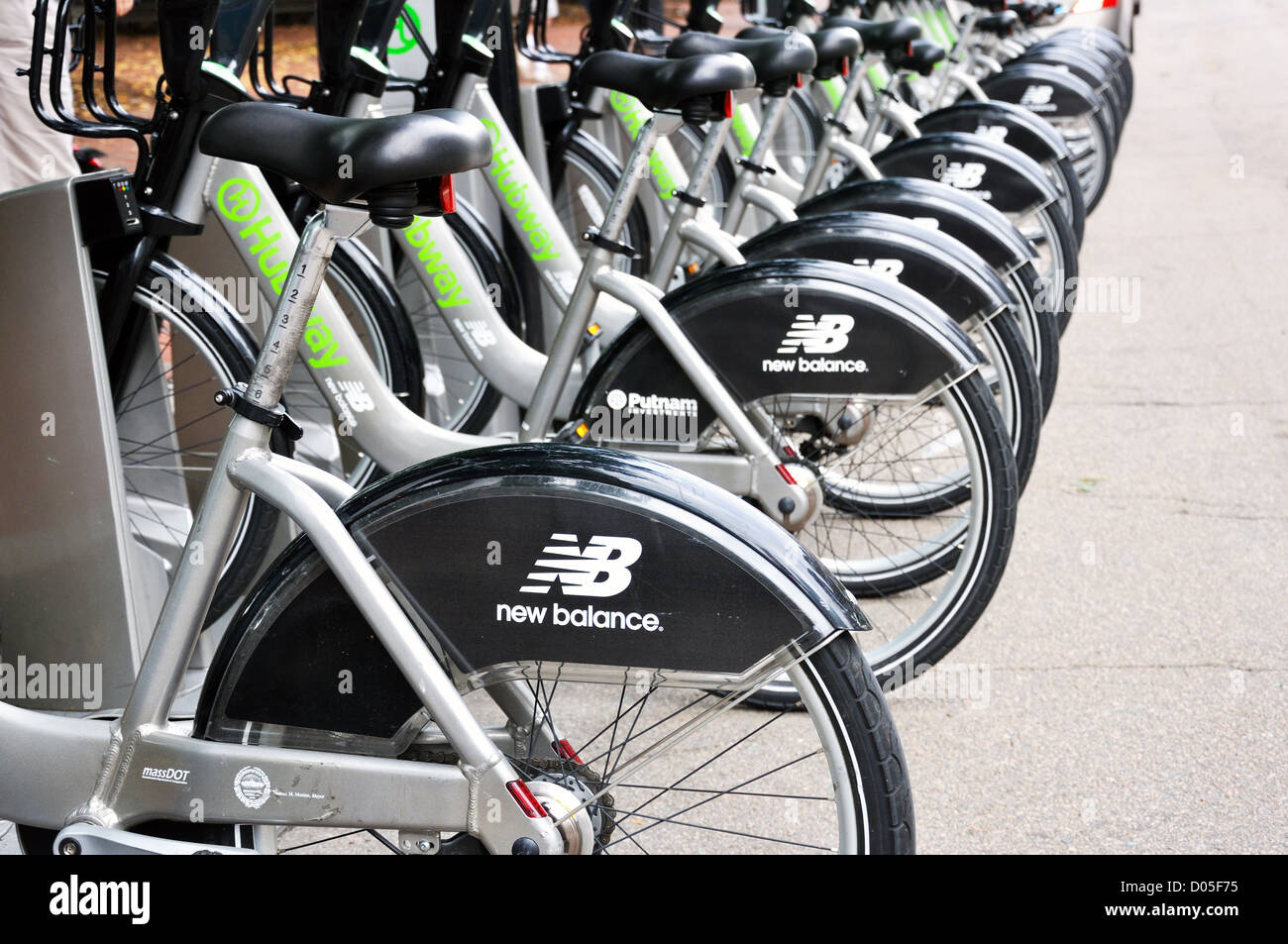 Hubway rental bikes in Boston, Massachusetts, USA Stock Photo - Alamy
