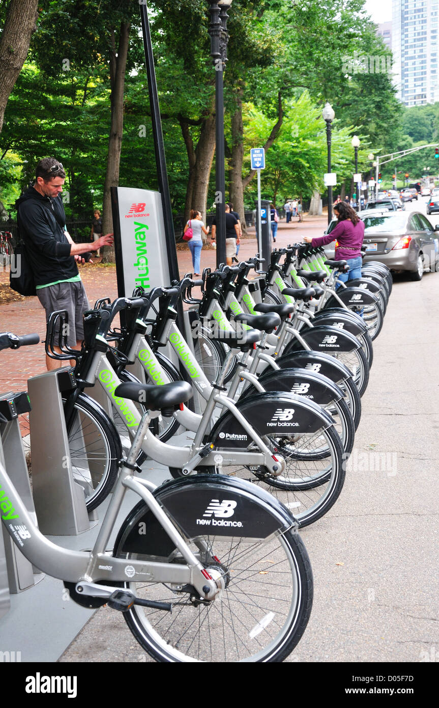 Boston hubway hi-res stock photography and images - Alamy