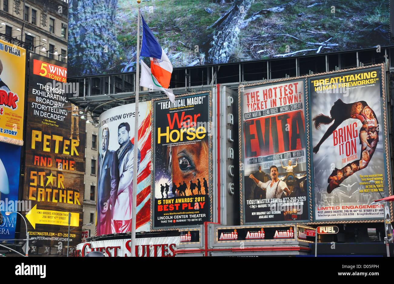 Broadway theater posters, New York City, USA Stock Photo - Alamy