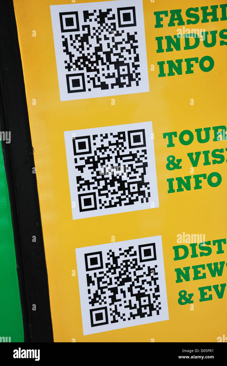 QR Quick Response codes Stock Photo - Alamy
