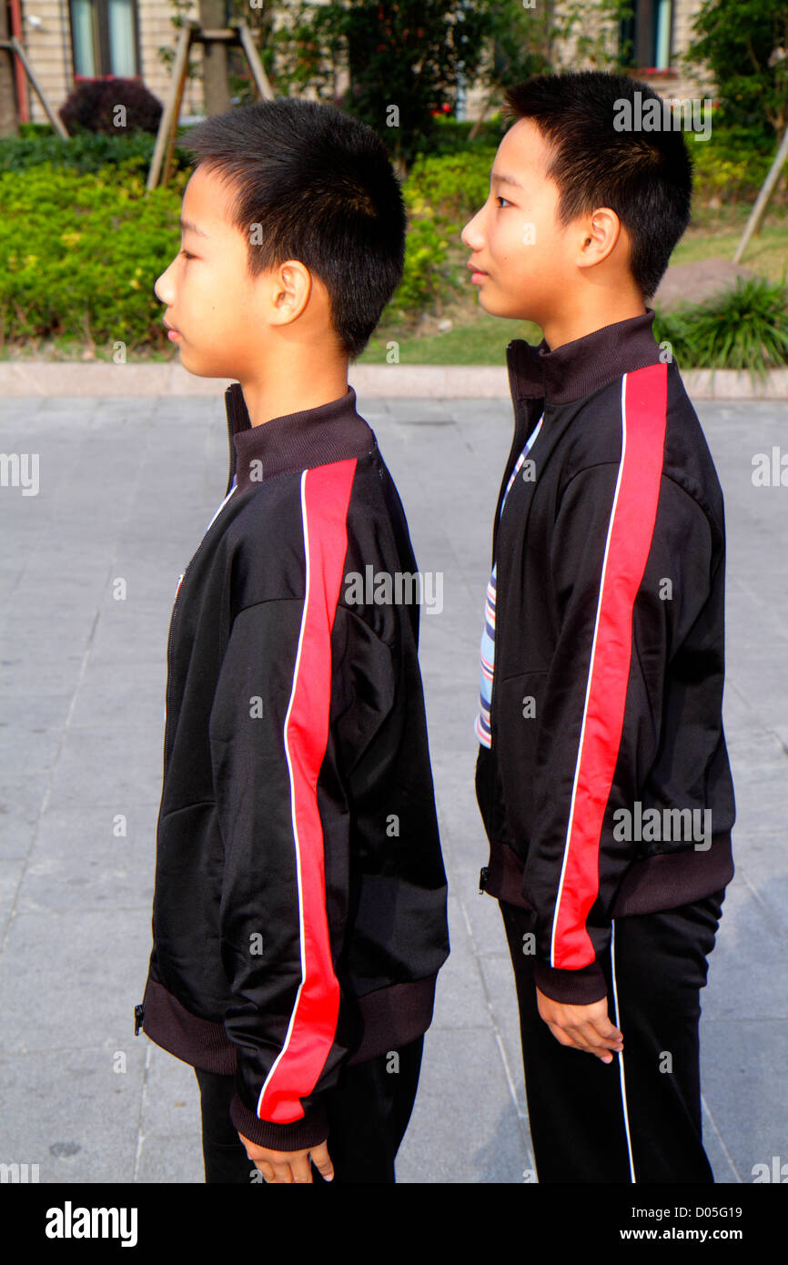 Chinese boy posing photo hi-res stock photography and images - Alamy