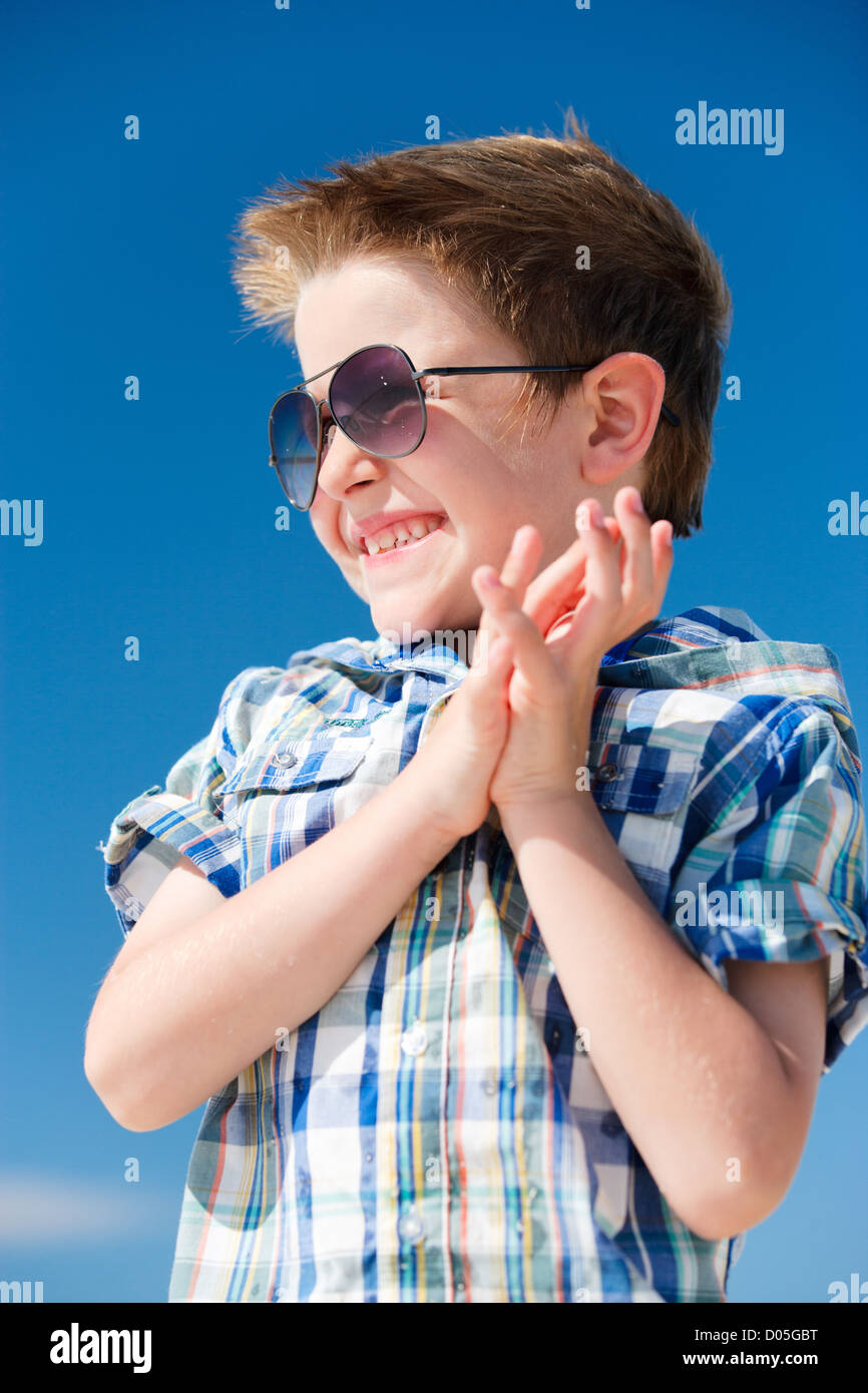 Happy boy portrait Stock Photo - Alamy