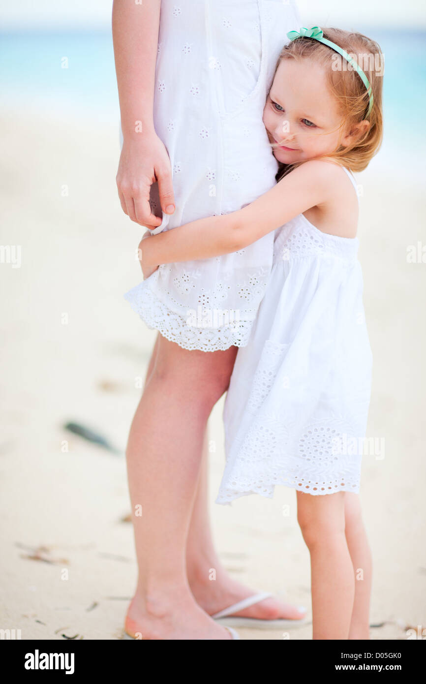 Hug Mother Leg High Resolution Stock Photography and Images - Alamy