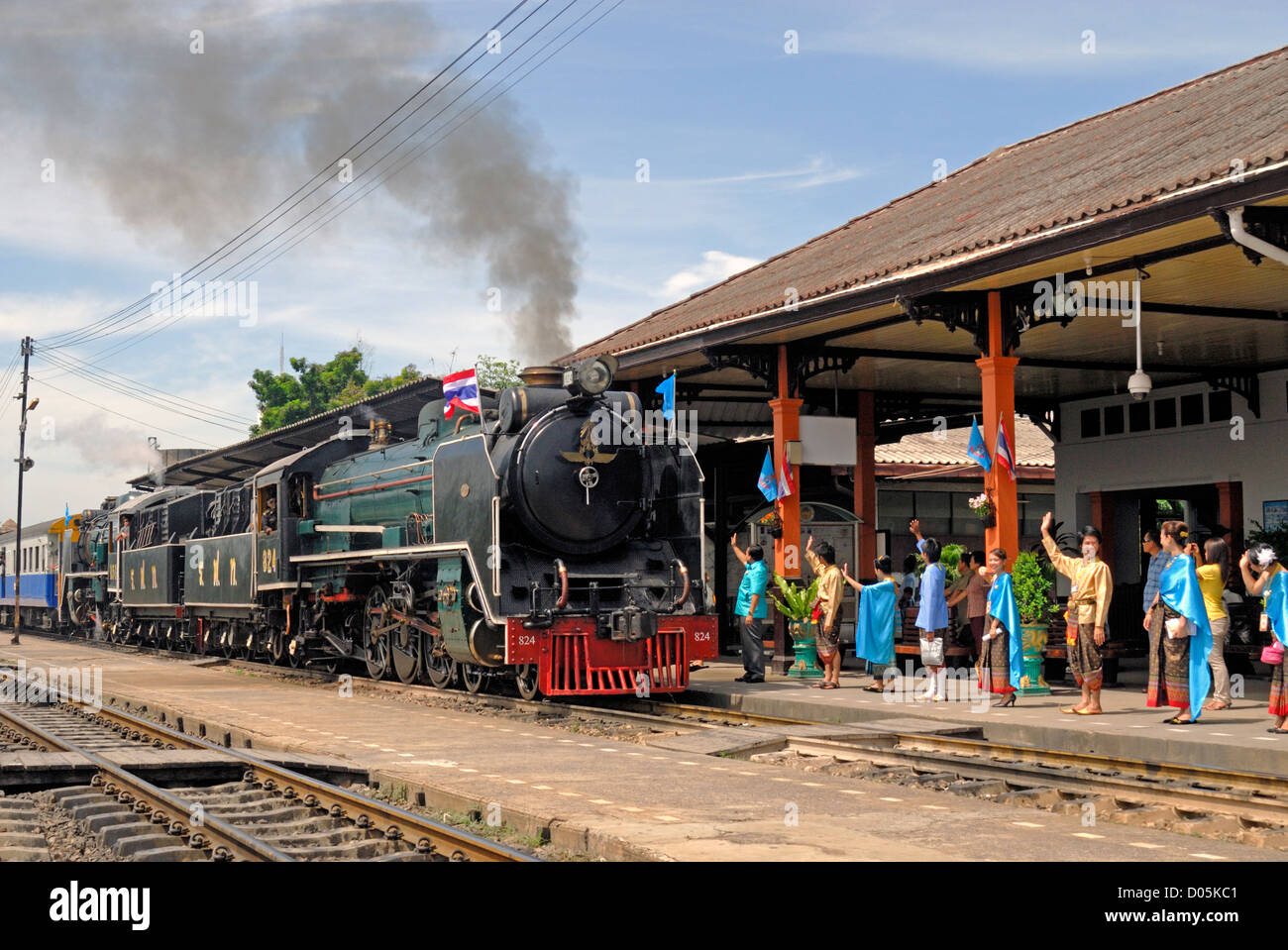 Thailand steam locomotive hi-res stock photography and images - Alamy