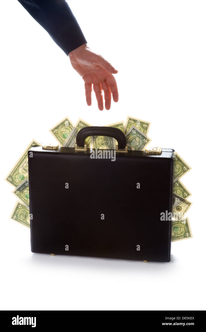 Briefcase full american dollars money hi-res stock photography and ...