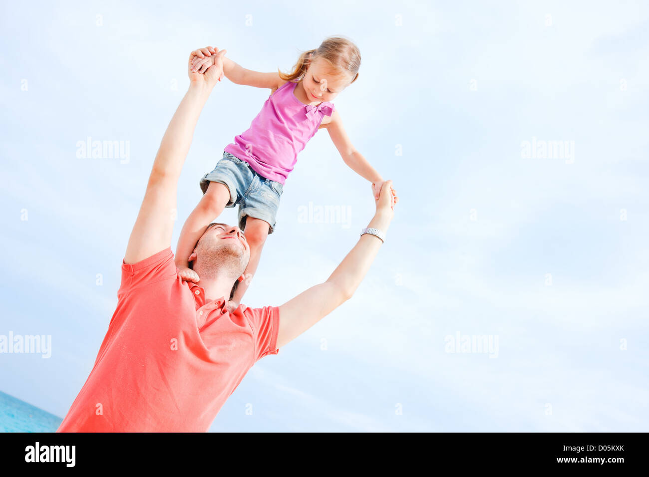 Happy father and daughter Stock Photo - Alamy