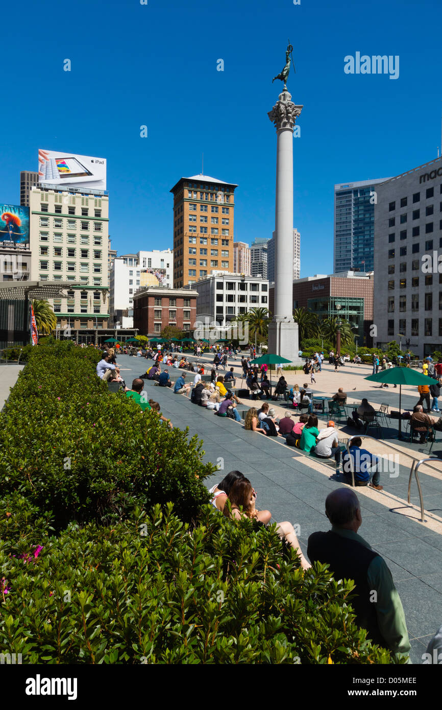 Union square park san francisco hi-res stock photography and images - Alamy
