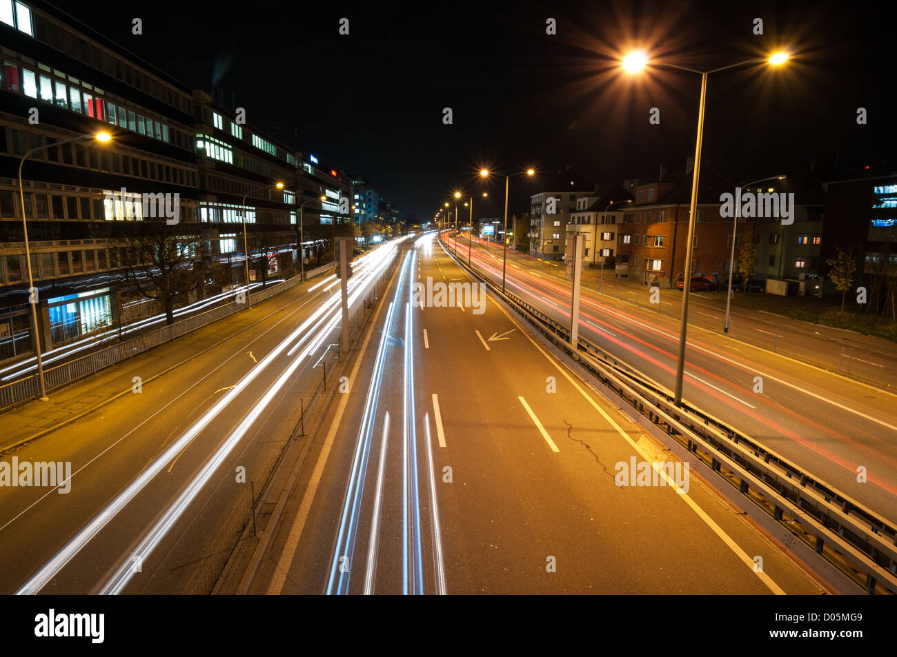 Dark night sky suburbs hi-res stock photography and images - Alamy