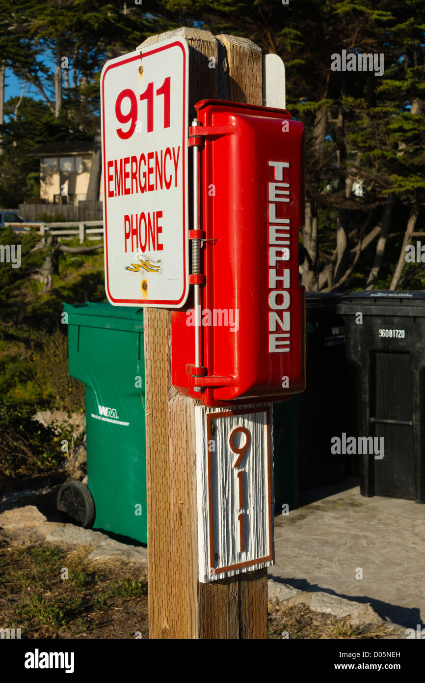 Emergency beach phone hi-res stock photography and images - Alamy