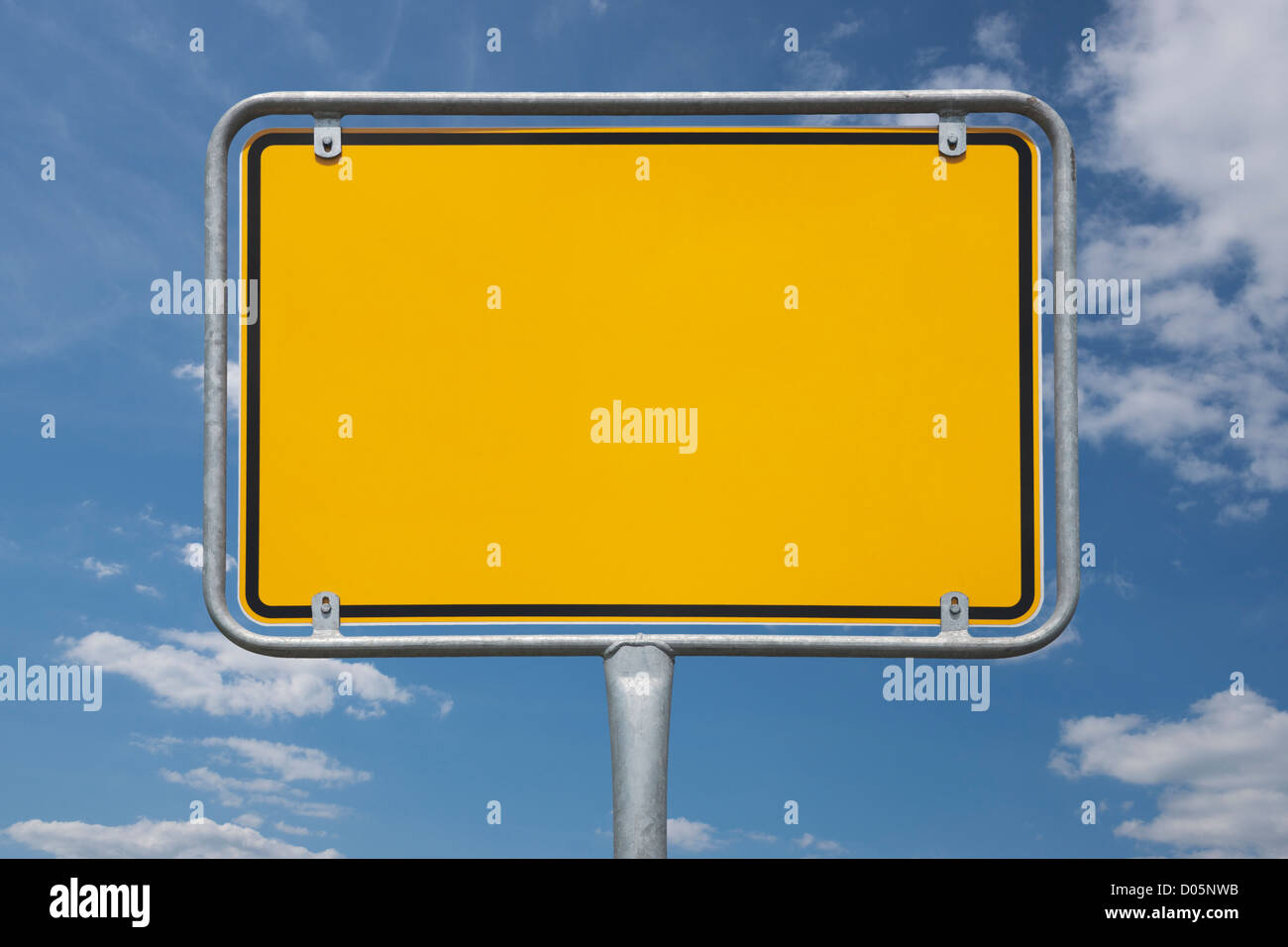 Sign without text hi-res stock photography and images - Alamy