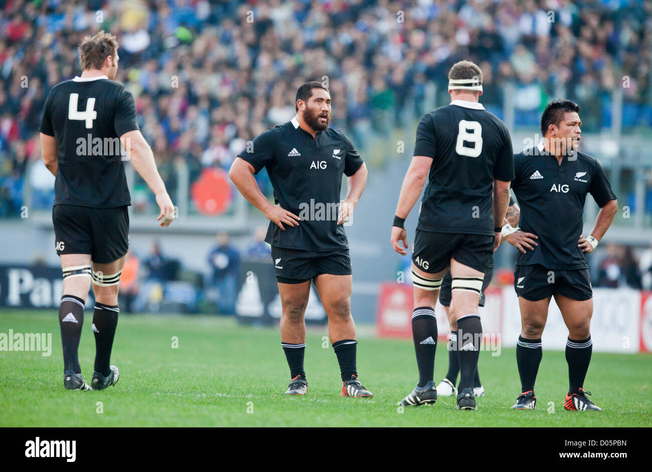 New zealand blacks rugby players hi-res stock photography and images ...