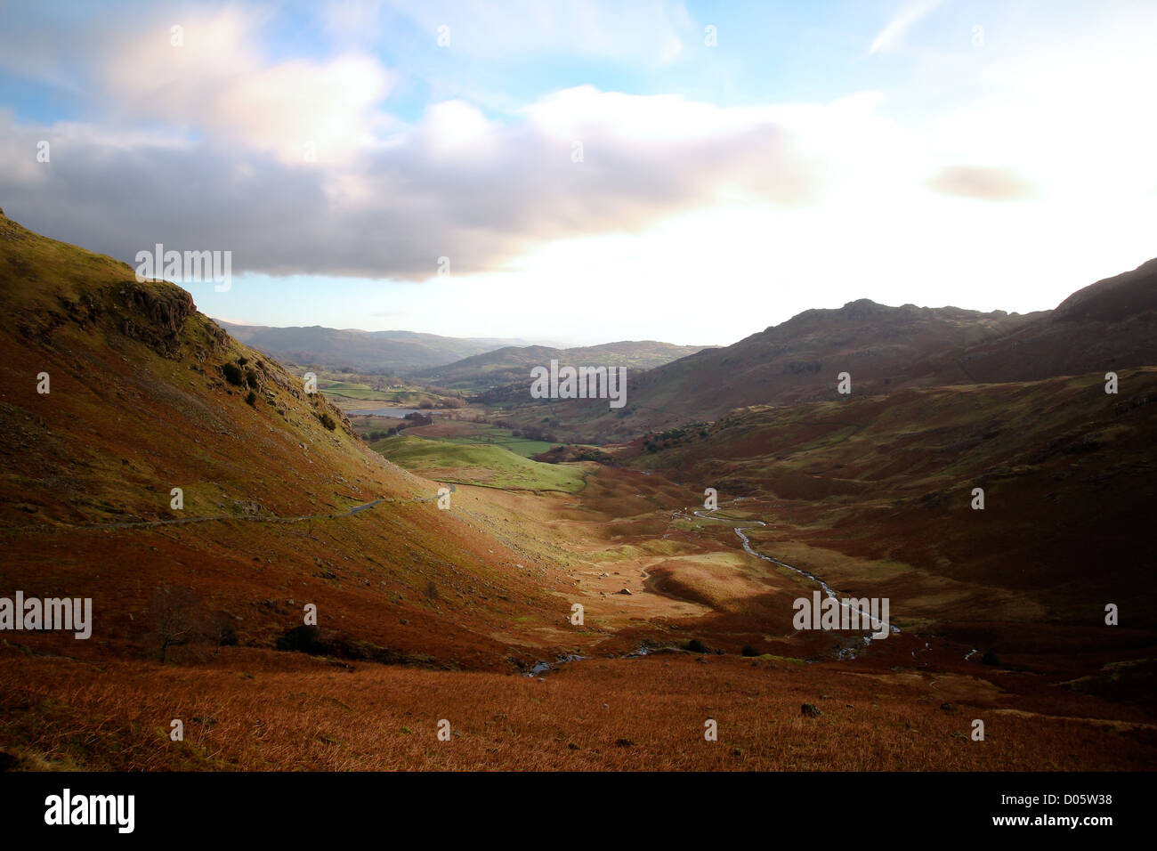 Hardknott pass road hi-res stock photography and images - Alamy