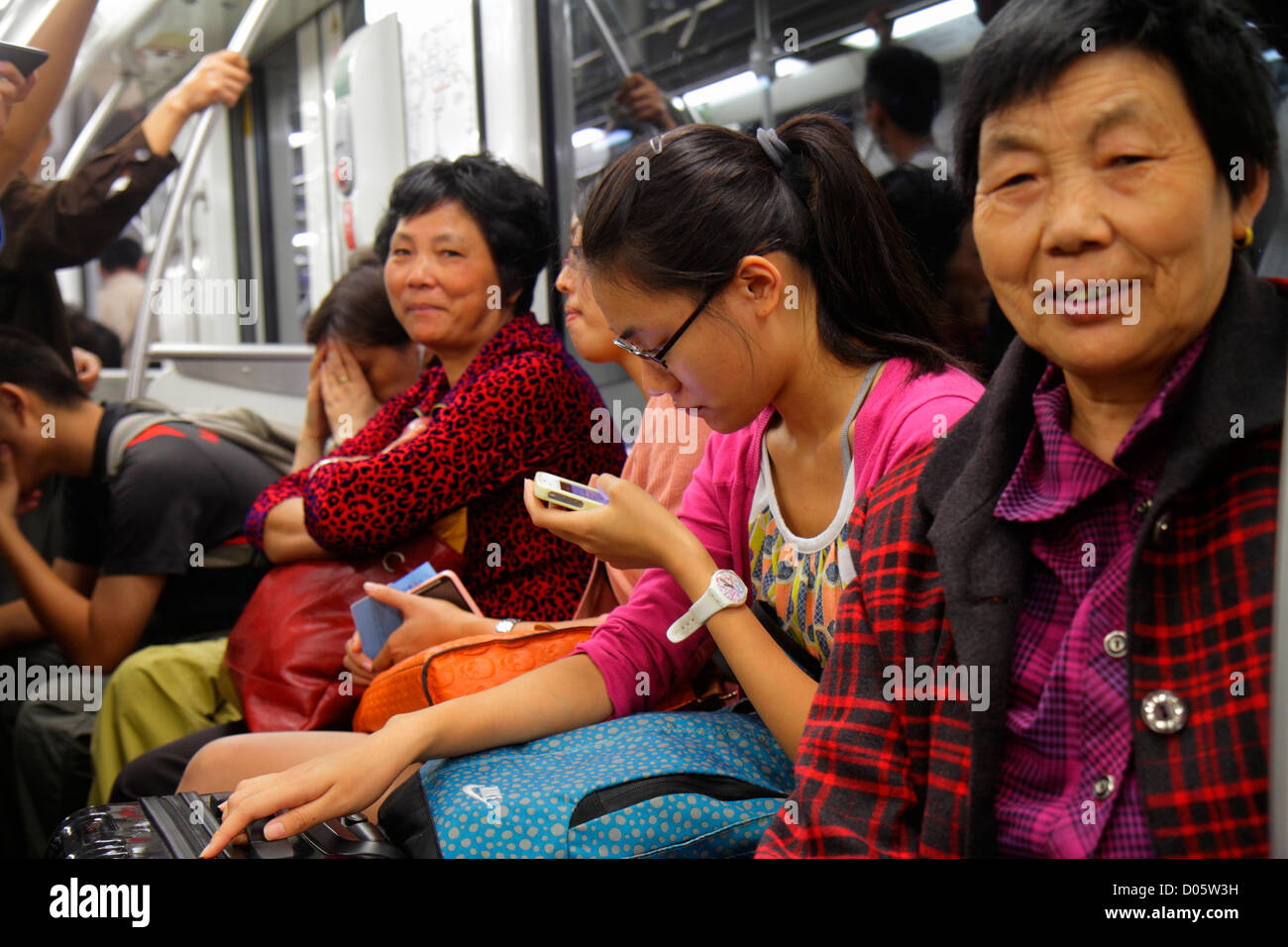 Shanghai China,Luwan District,Xintiandi Metro Station,subway,train ...