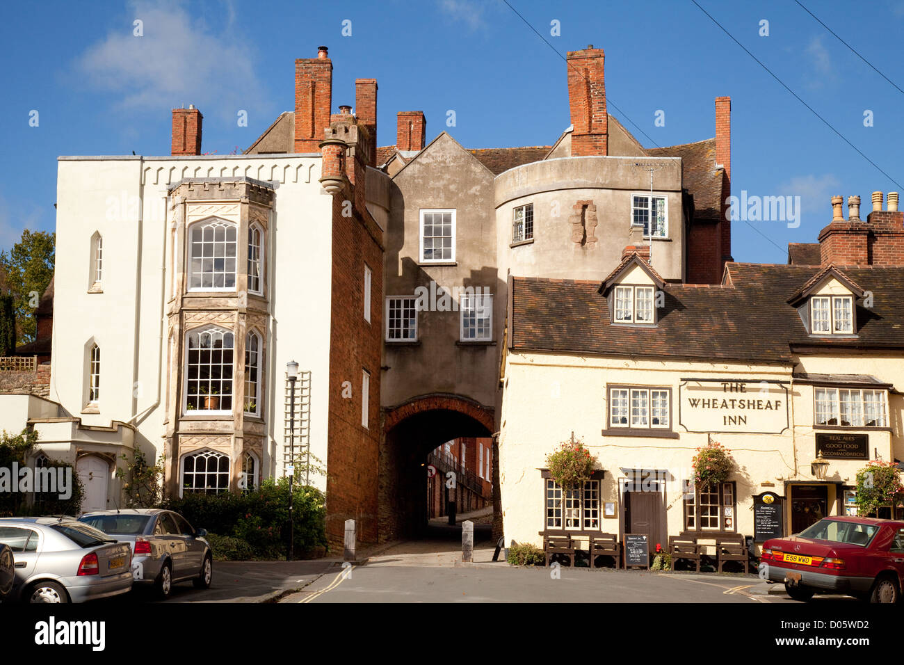 Medieval building; The 13th century Broad Gate, the only surviving ...