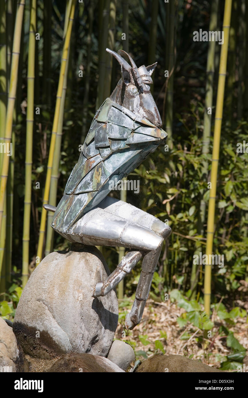 europe, italy, tuscany, collodi, park of pinocchio, the goat with the ...