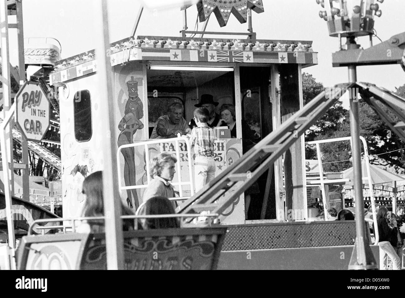 One of 25 pictures taken in 1977 and 1979 of the funfair that came to ...