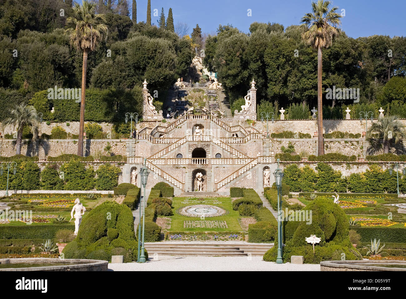 europe, italy, tuscany, collodi, villa garzoni, garden Stock Photo - Alamy