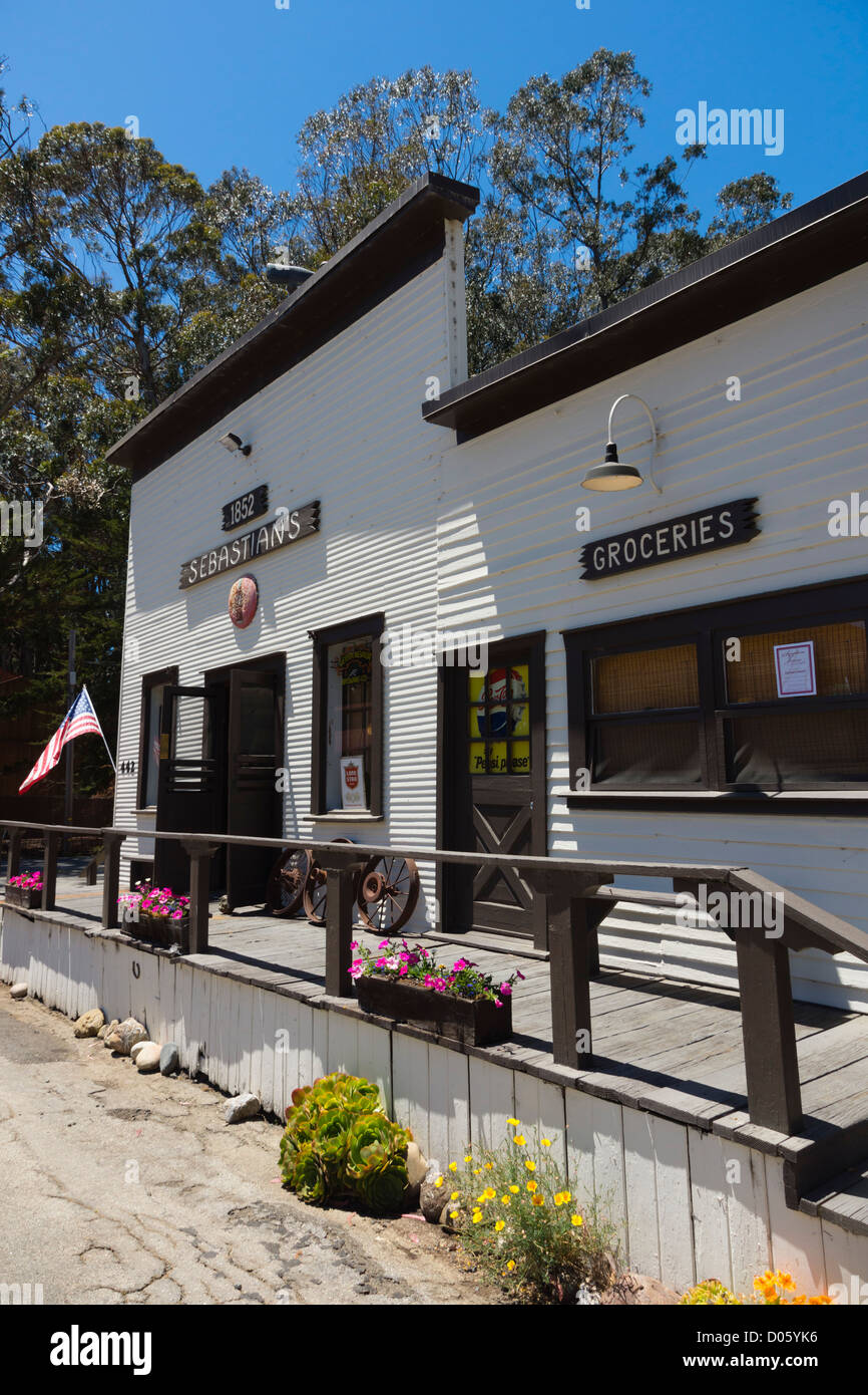San Simeone, Hearst Ranch. Sebastian Store, oldest building on San Luis ...
