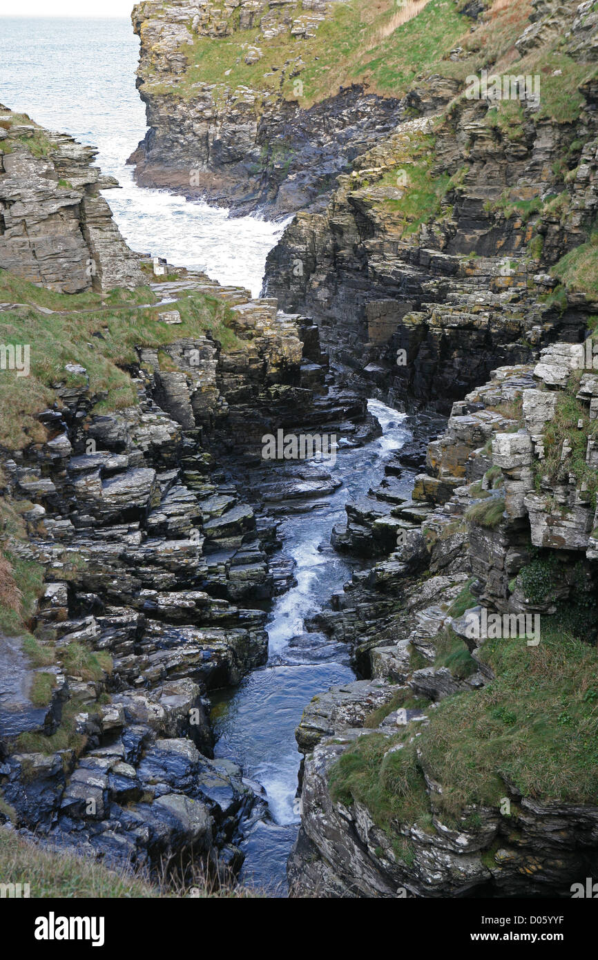 Rocky Valley near Bossiney Tintagel Cornwall England Stock Photo - Alamy
