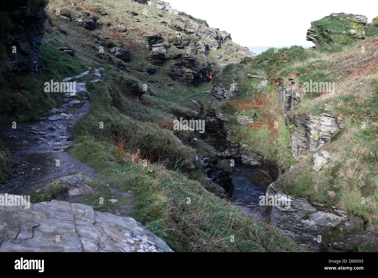 Rocky Valley near Bossiney Tintagel Cornwall England Stock Photo - Alamy