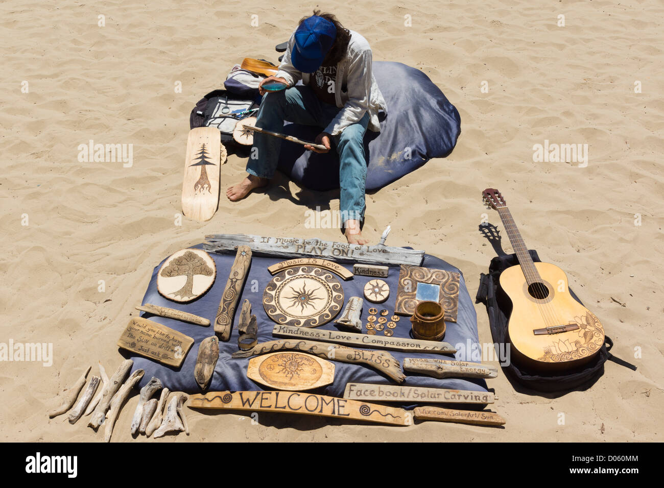 Santa Barbara, California, popular oceanside resort town - beach bum ...