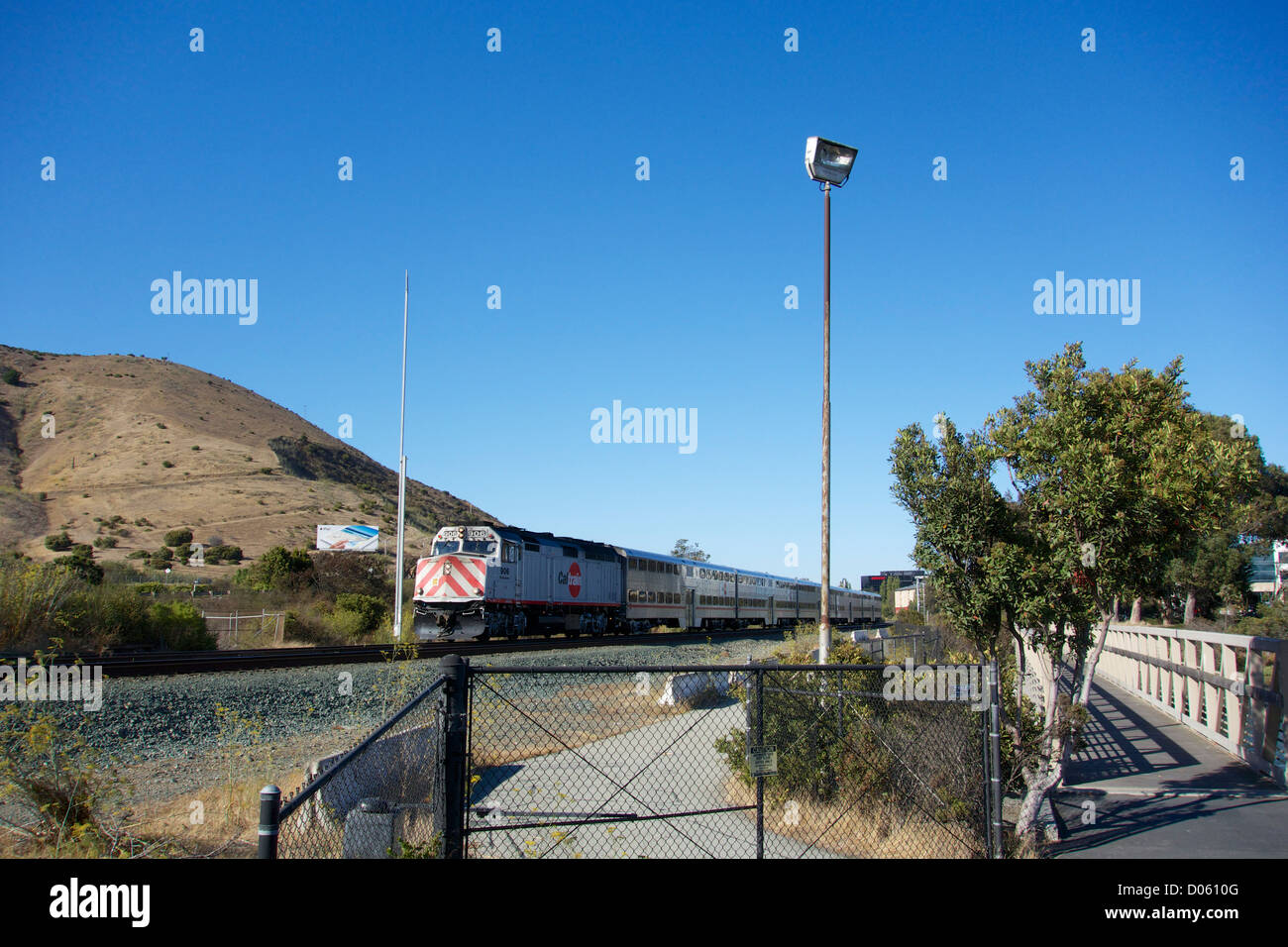 Caltrain commuter train engine locomotive hi-res stock photography and ...