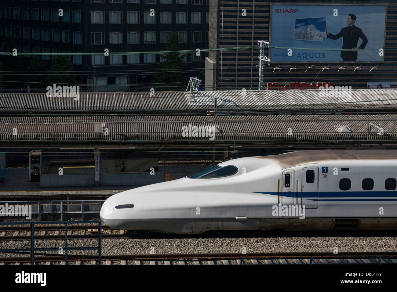 Shinkansen bullet train Tokyo Japan Stock Photo - Alamy