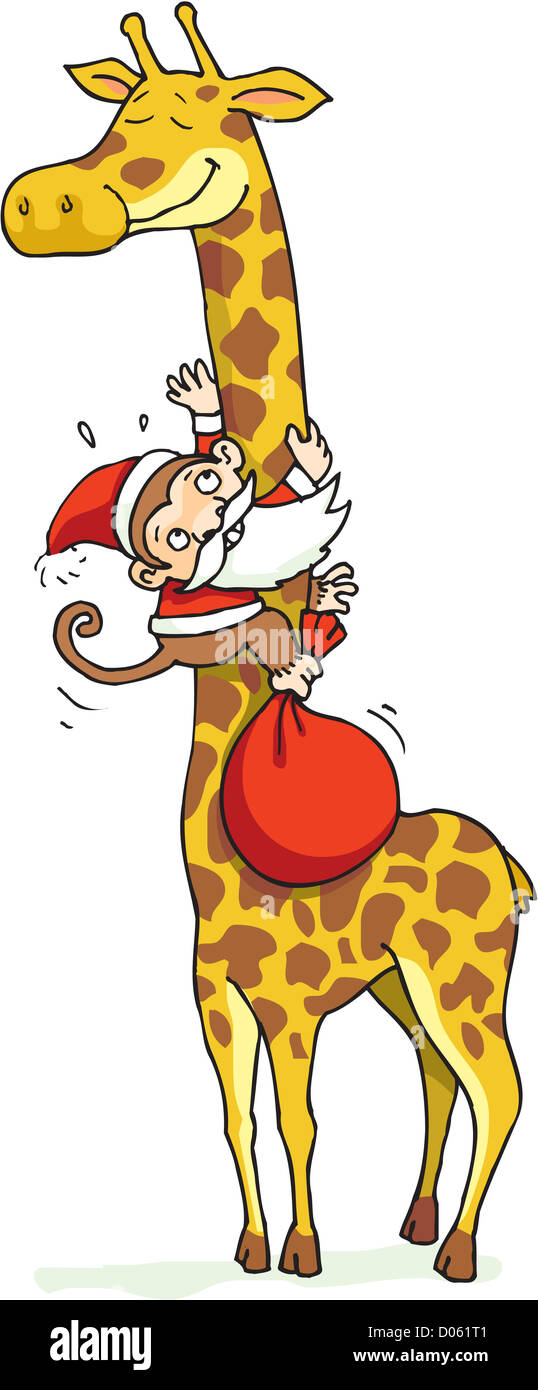 Santa claus monkey hi-res stock photography and images - Alamy