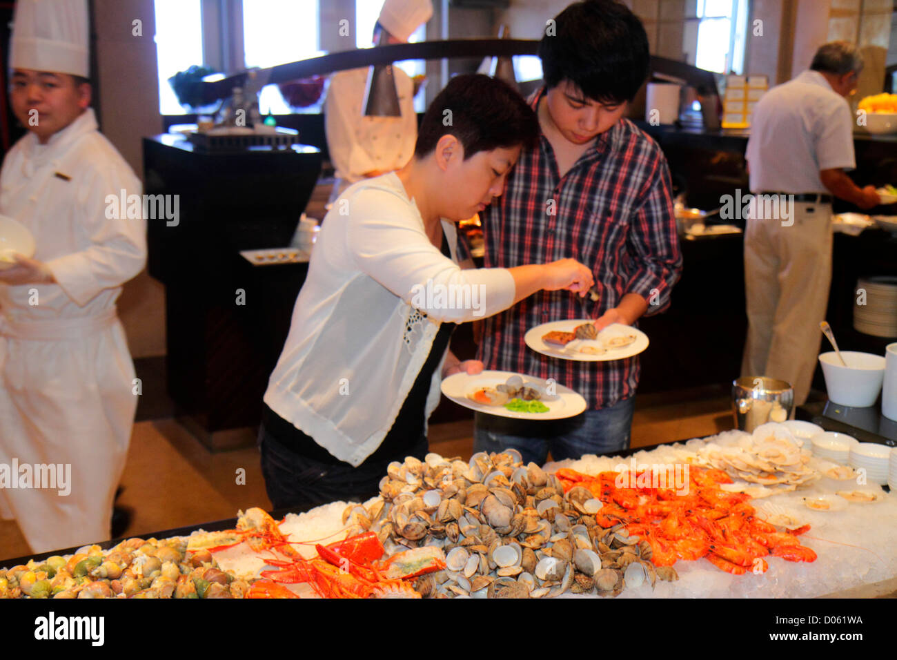 Buffet food dining table hi-res stock photography and images - Alamy