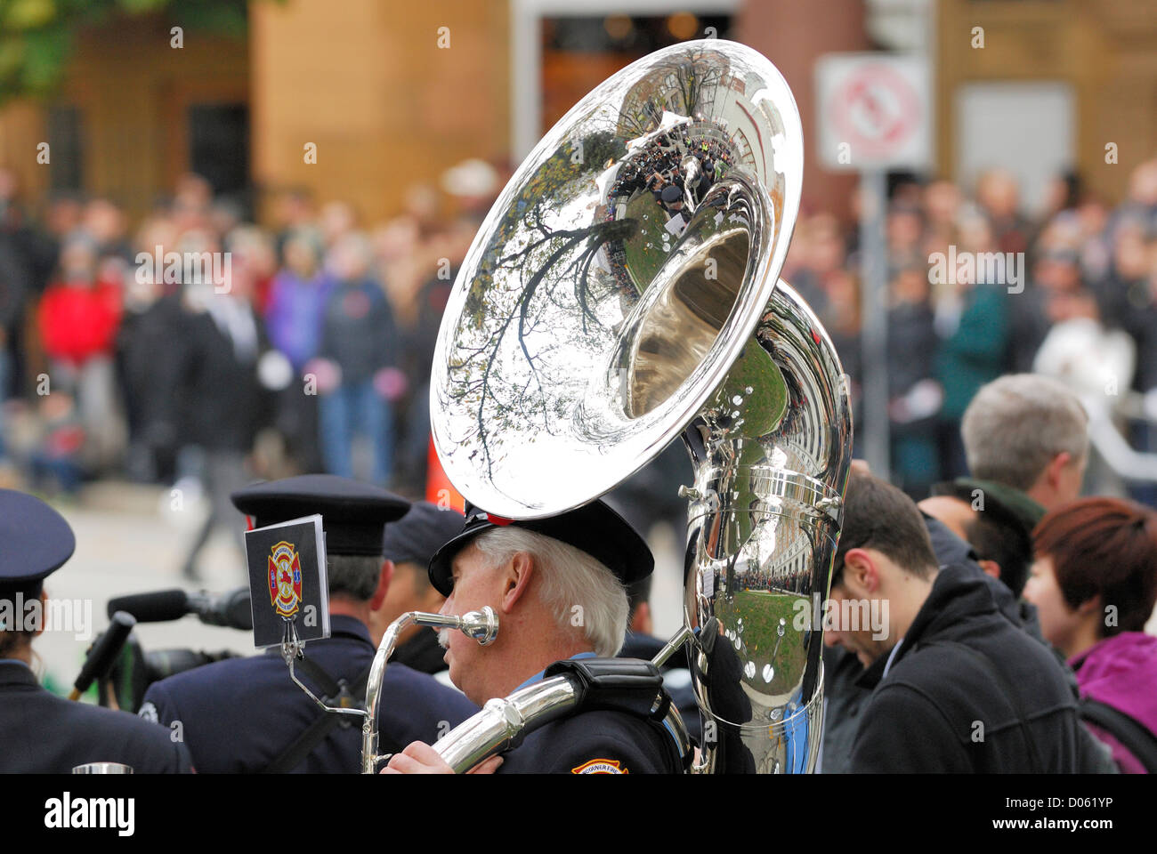 Silver Marching Tuba