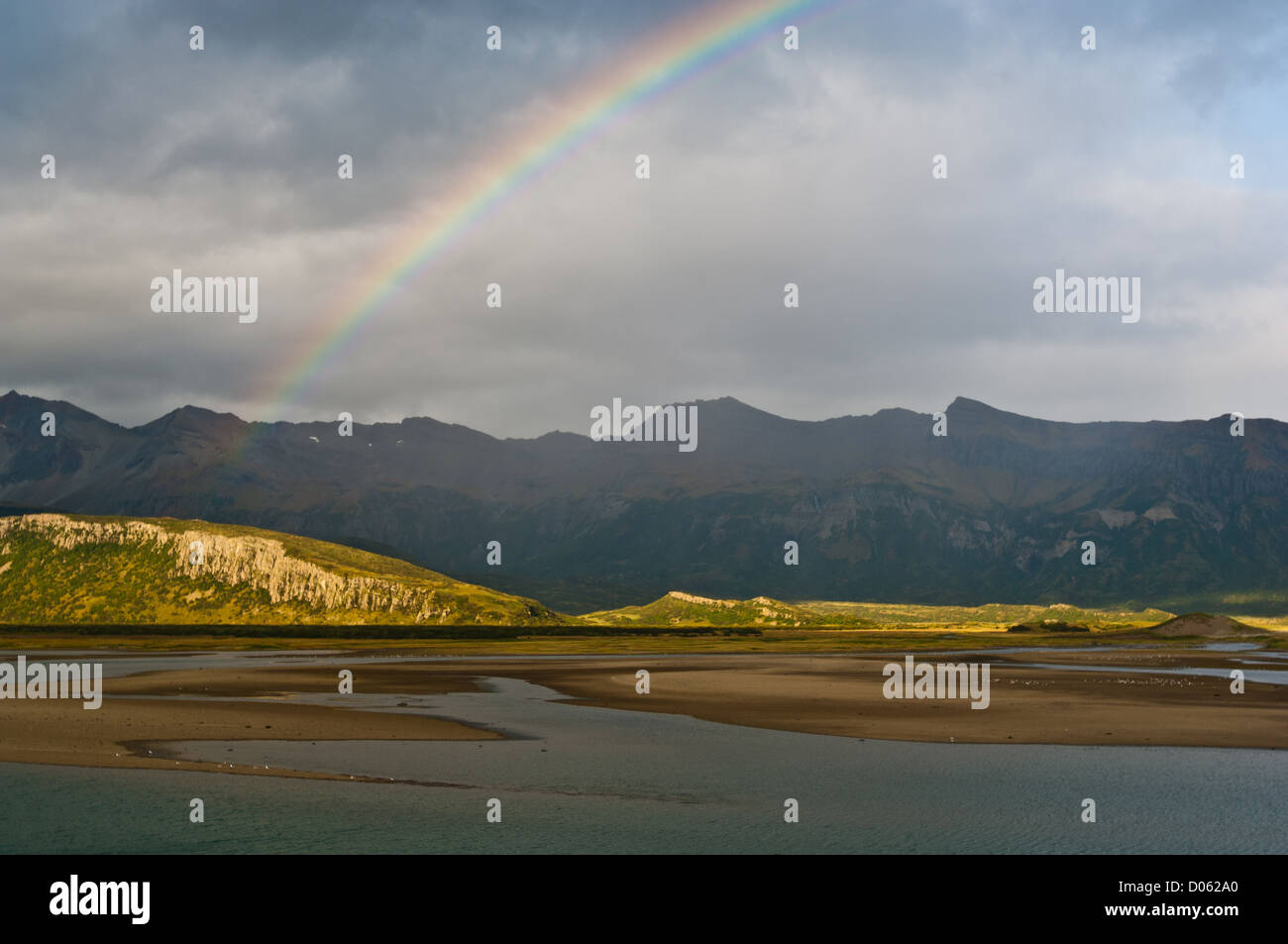 Rainbow over the alaska range hi-res stock photography and images - Alamy