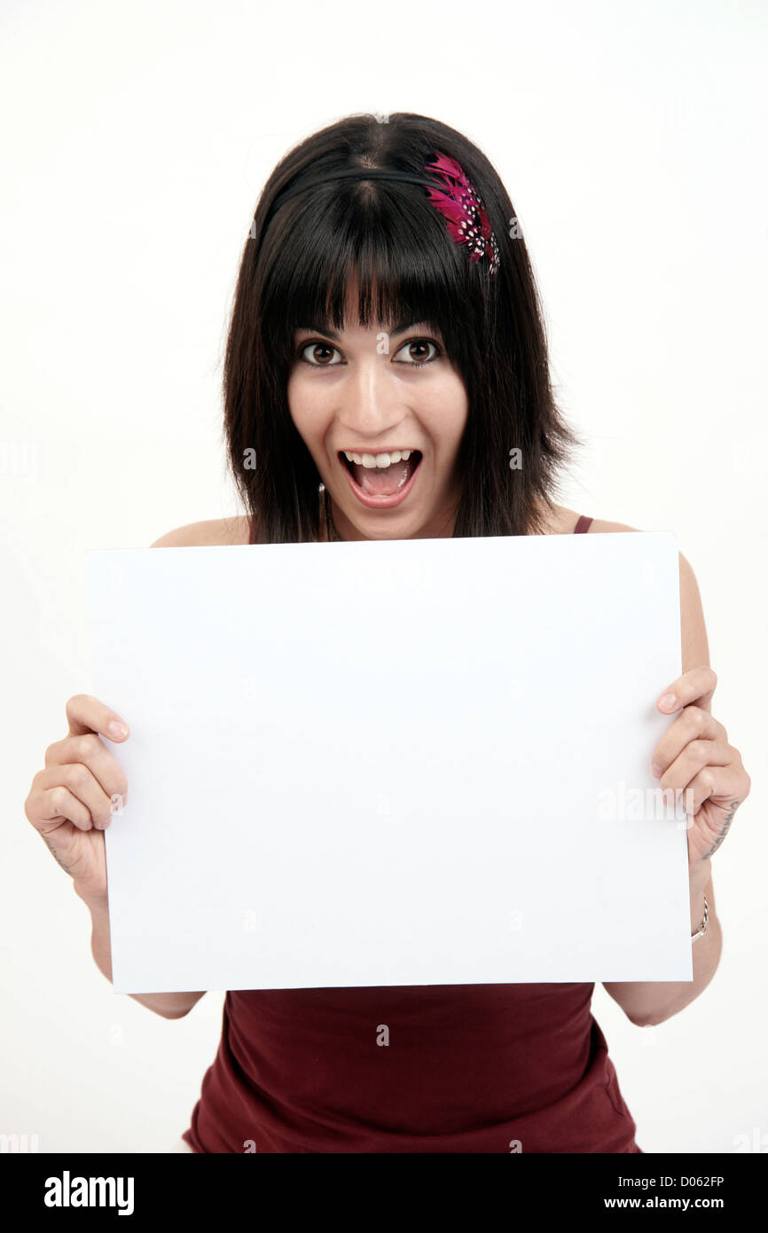 White card hi-res stock photography and images - Alamy