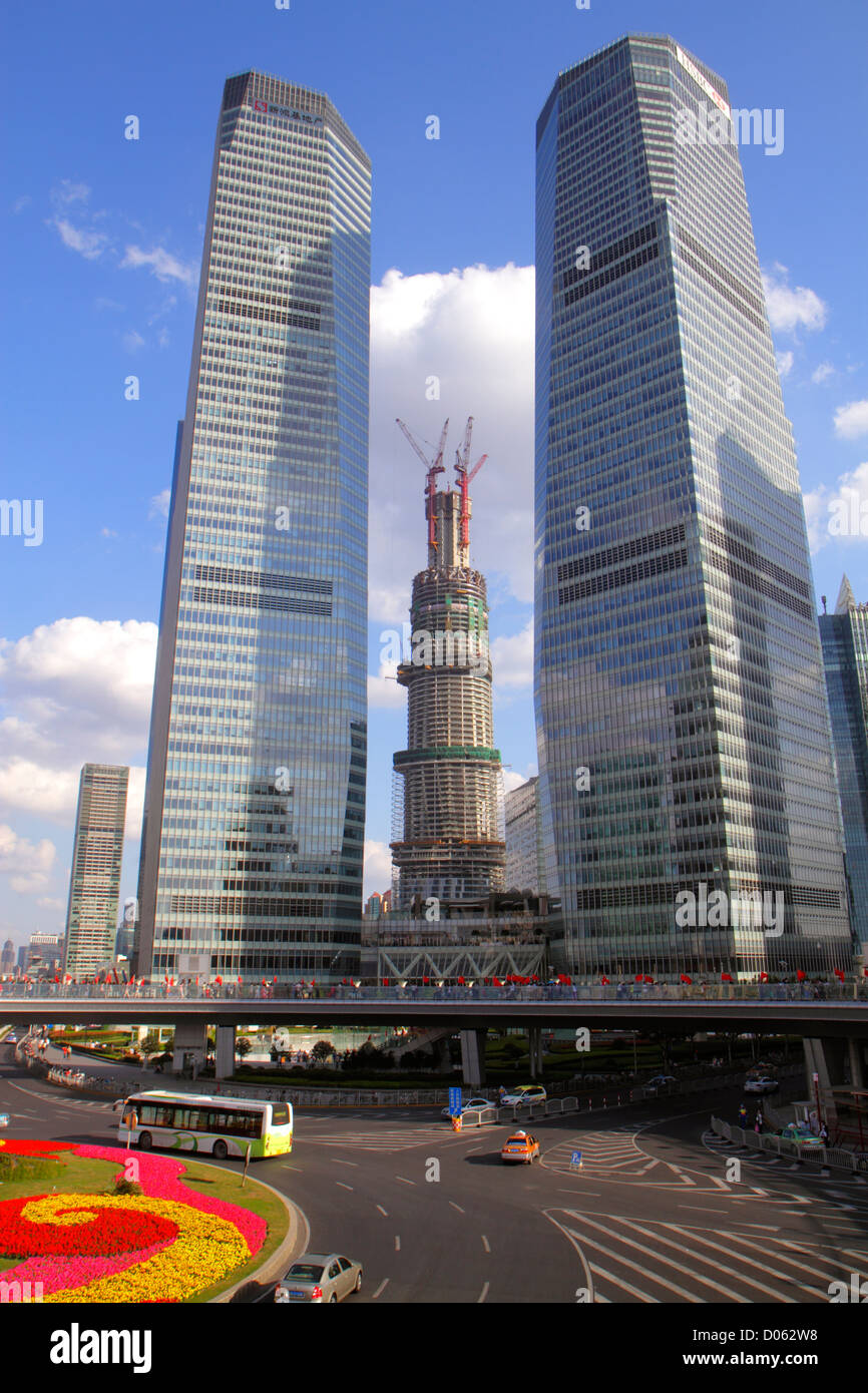 Shanghai China,Chinese Pudong Lujiazui Financial District,Lujiazui East ...