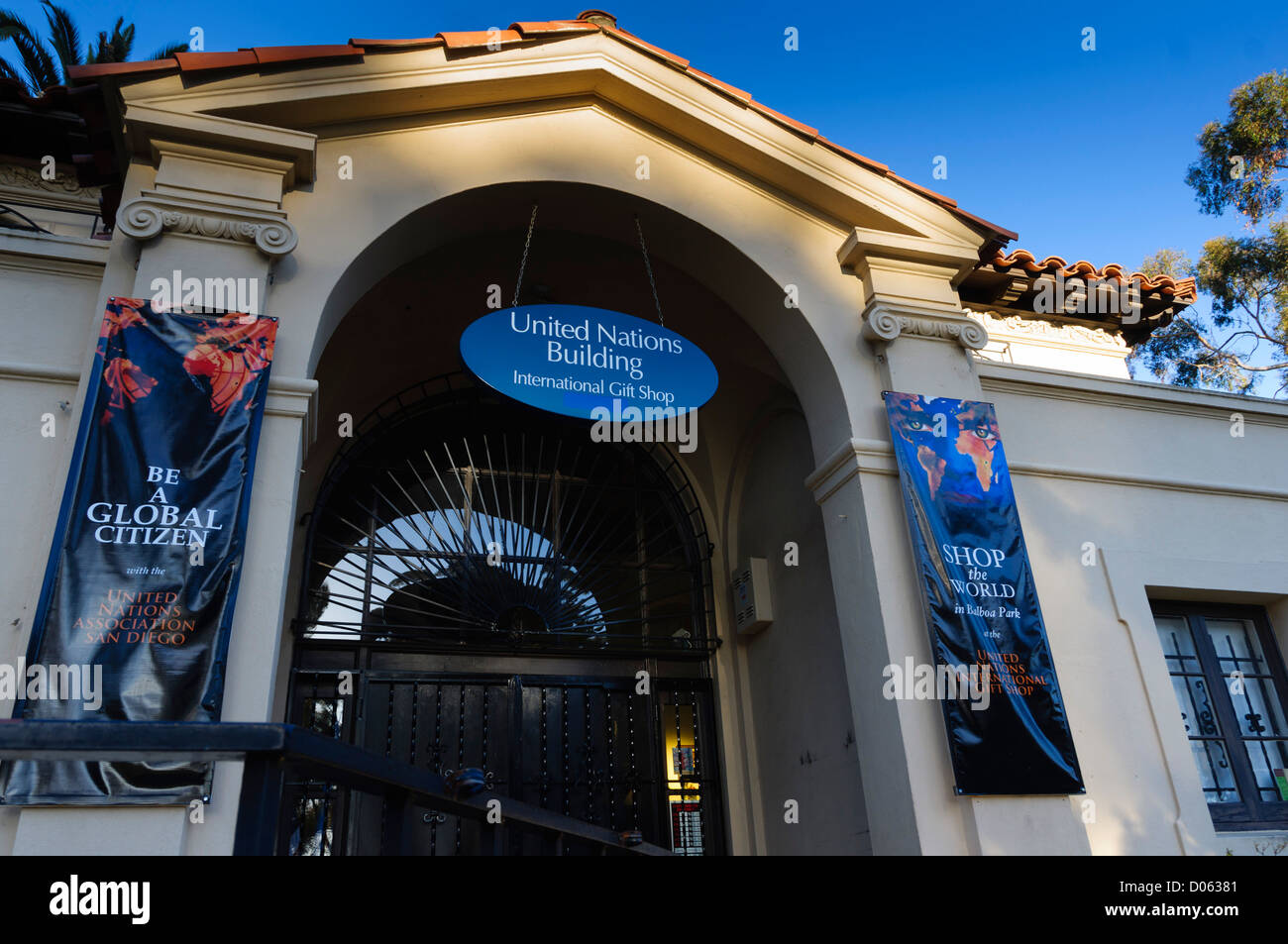 Balboa Park, San Diego, California - United Nations gift shop Stock ...