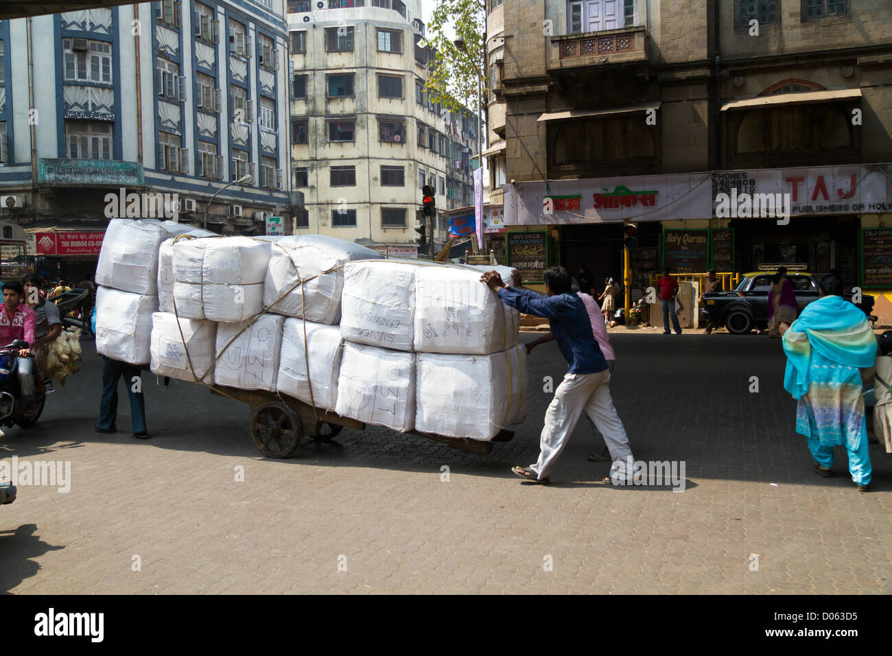 Typical Goods Transport on the Streets of Mumbai, India Stock Photo - Alamy