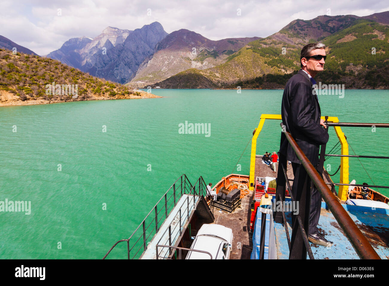 Lake komani ferry hi-res stock photography and images - Alamy