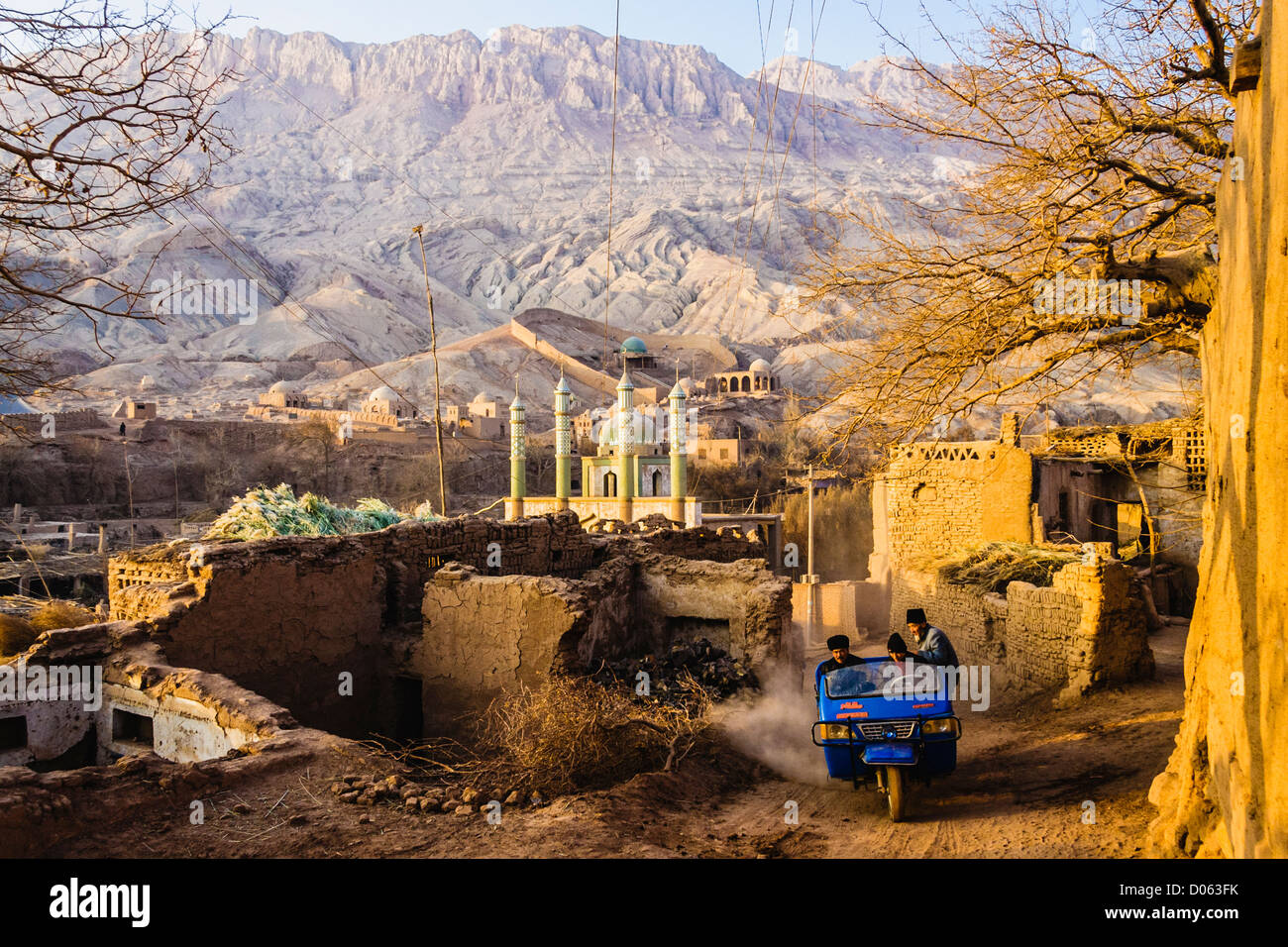 Tuyoq, an ancient Uyghur-Muslim pilgrimage place and well preserved ...