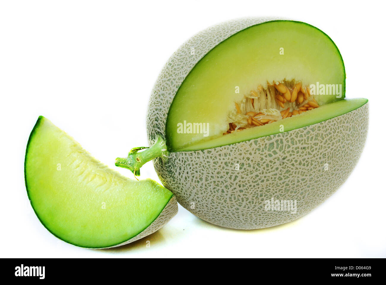 melon isolated on white background Stock Photo - Alamy