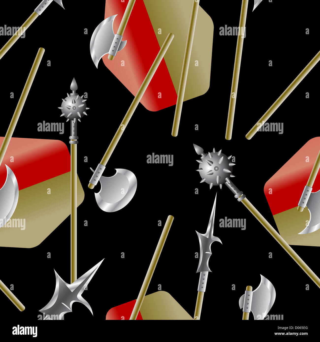 Weapon collection medieval weapons hi-res stock photography and images ...