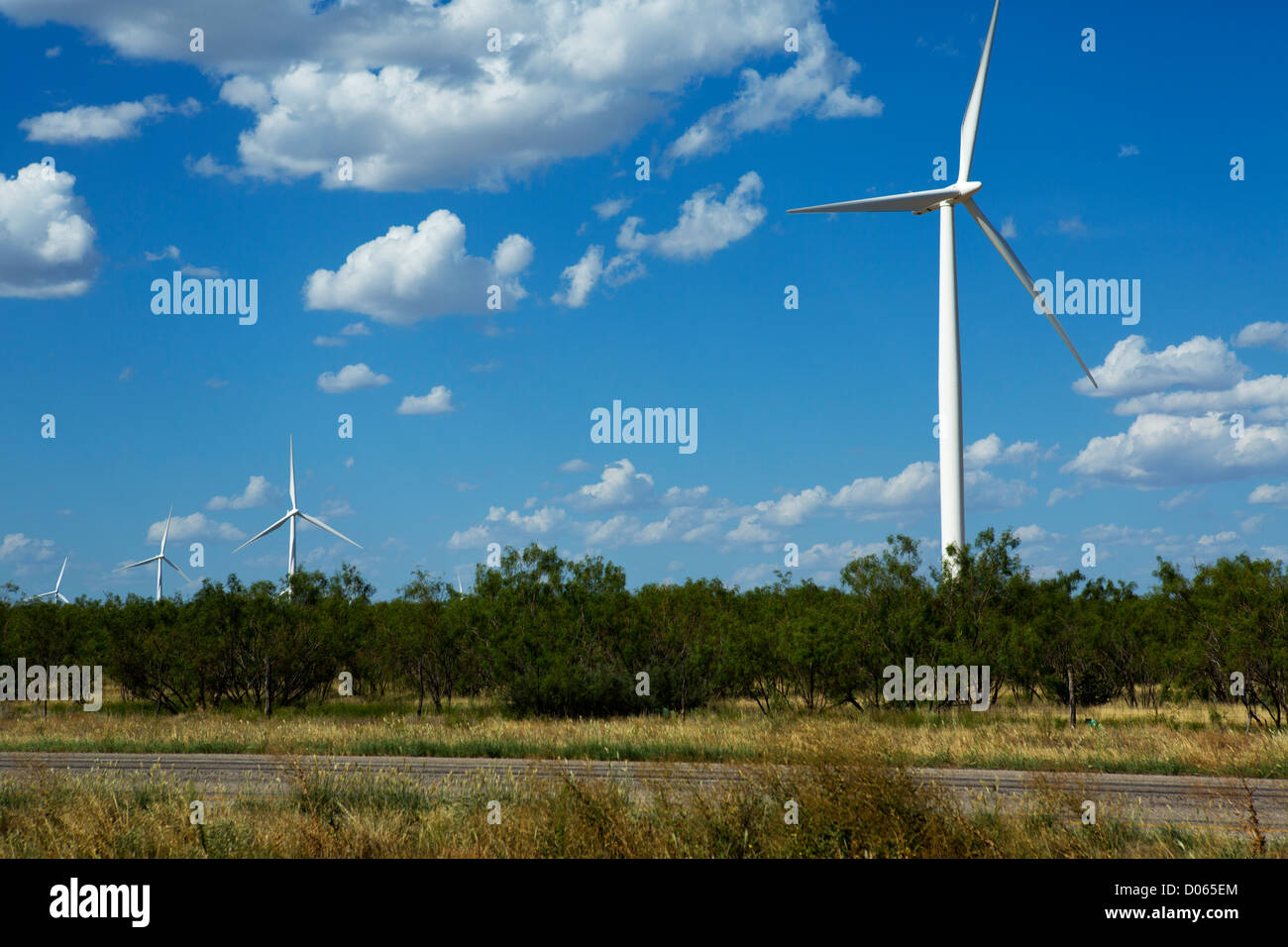 Texas wind turbines Stock Photo - Alamy