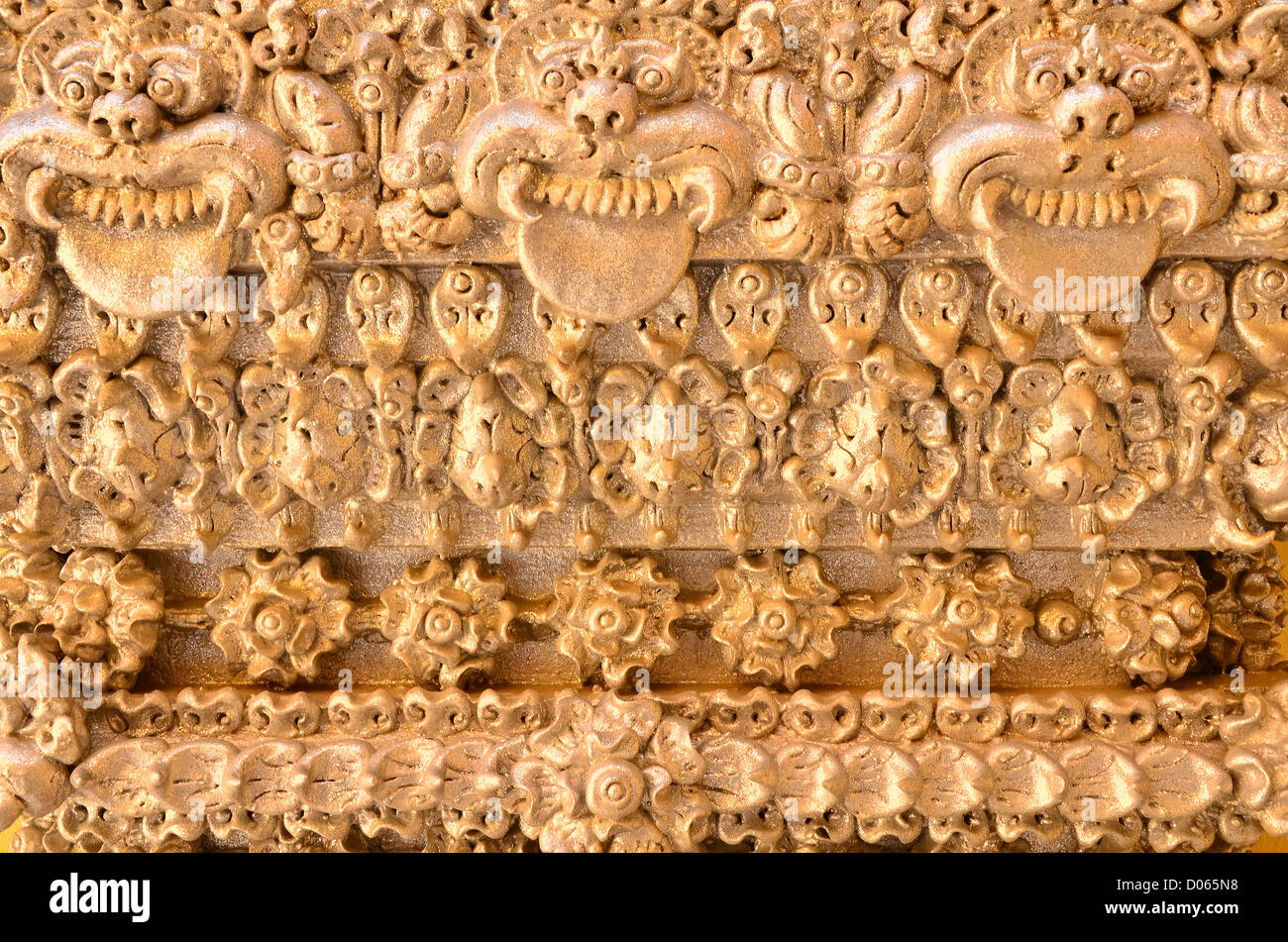 Carved plaster walls Stock Photo - Alamy