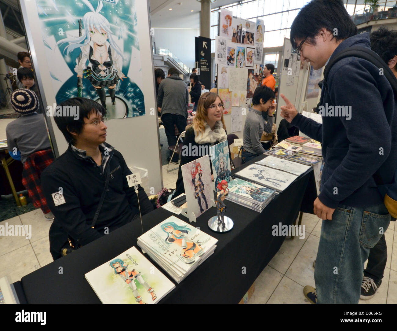 November 18, 2012, Tokyo, Japan - The International Comic Festa, a one ...