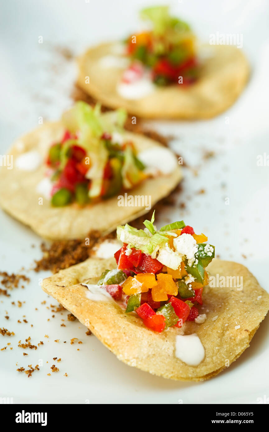 Meat tostada hi-res stock photography and images - Alamy