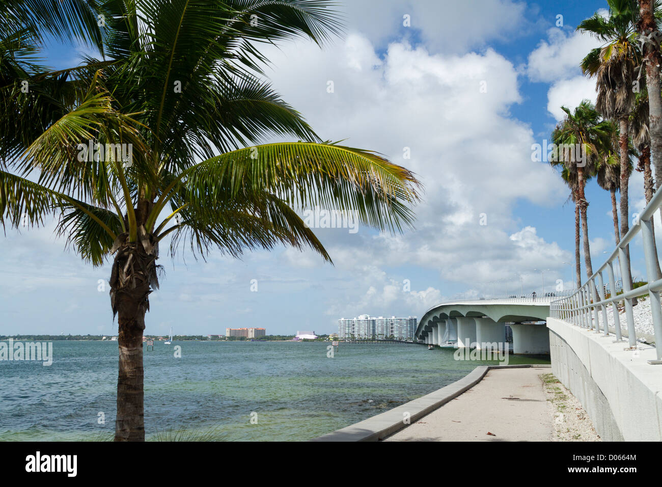 John Ringling Causeway Bridge between Bird Key and Sarasota Florida ...
