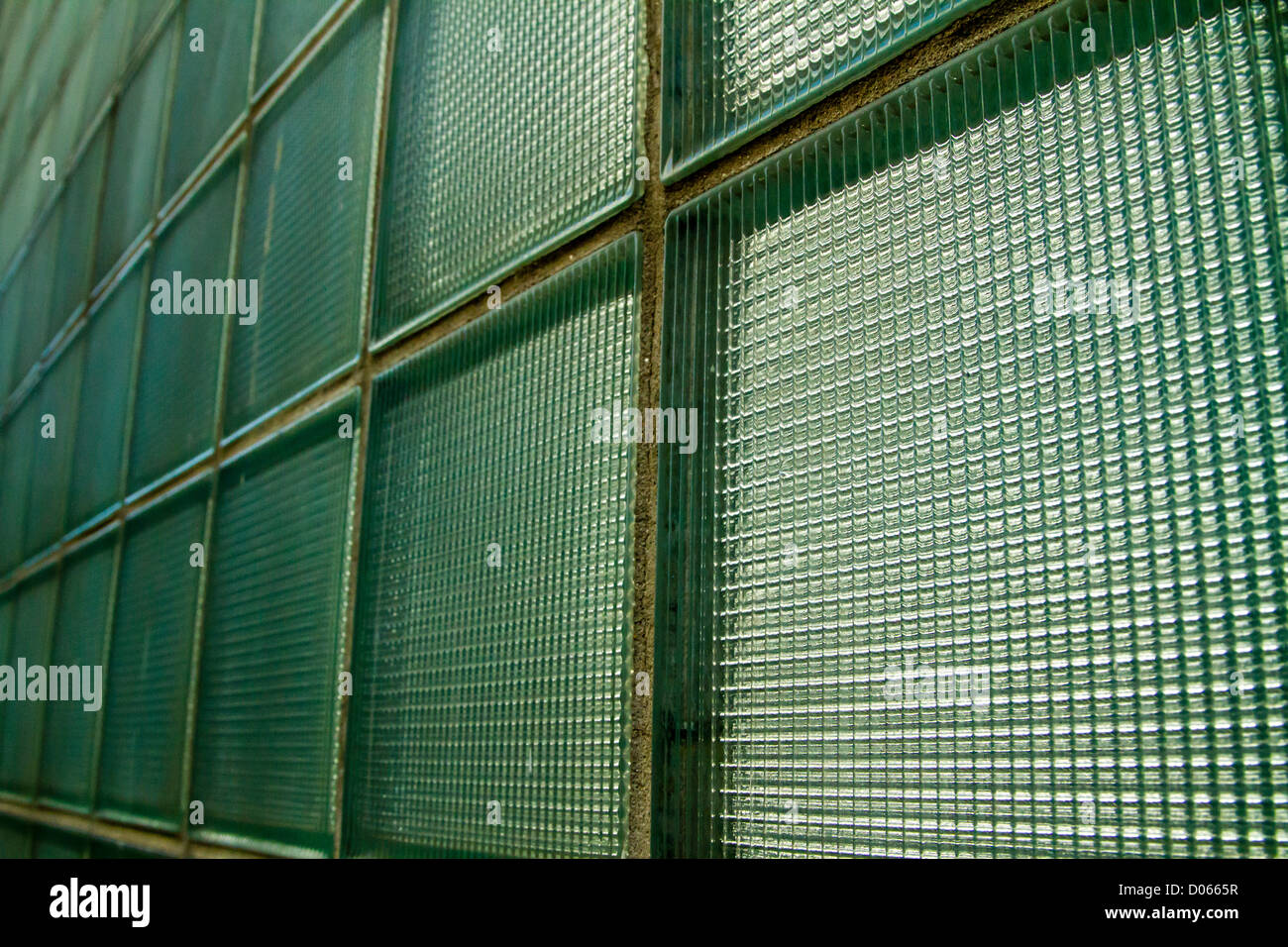 Glass Brick Wall Stock Photo - Alamy