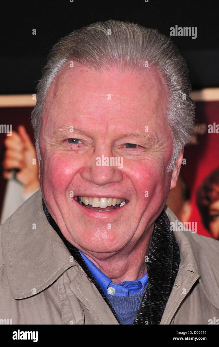 New York, USA. 18th November 2012. John Voight at arrivals for ...